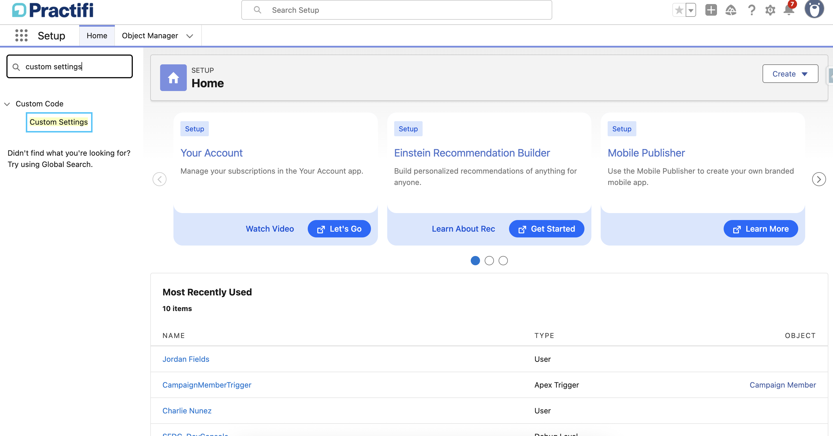 Using Campaigns – Practifi Success