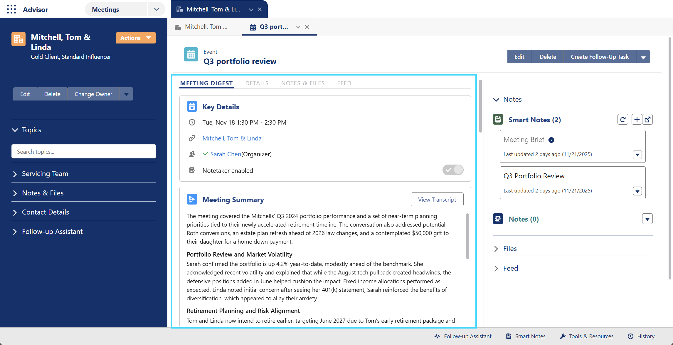 Using Notetaker – Practifi Success