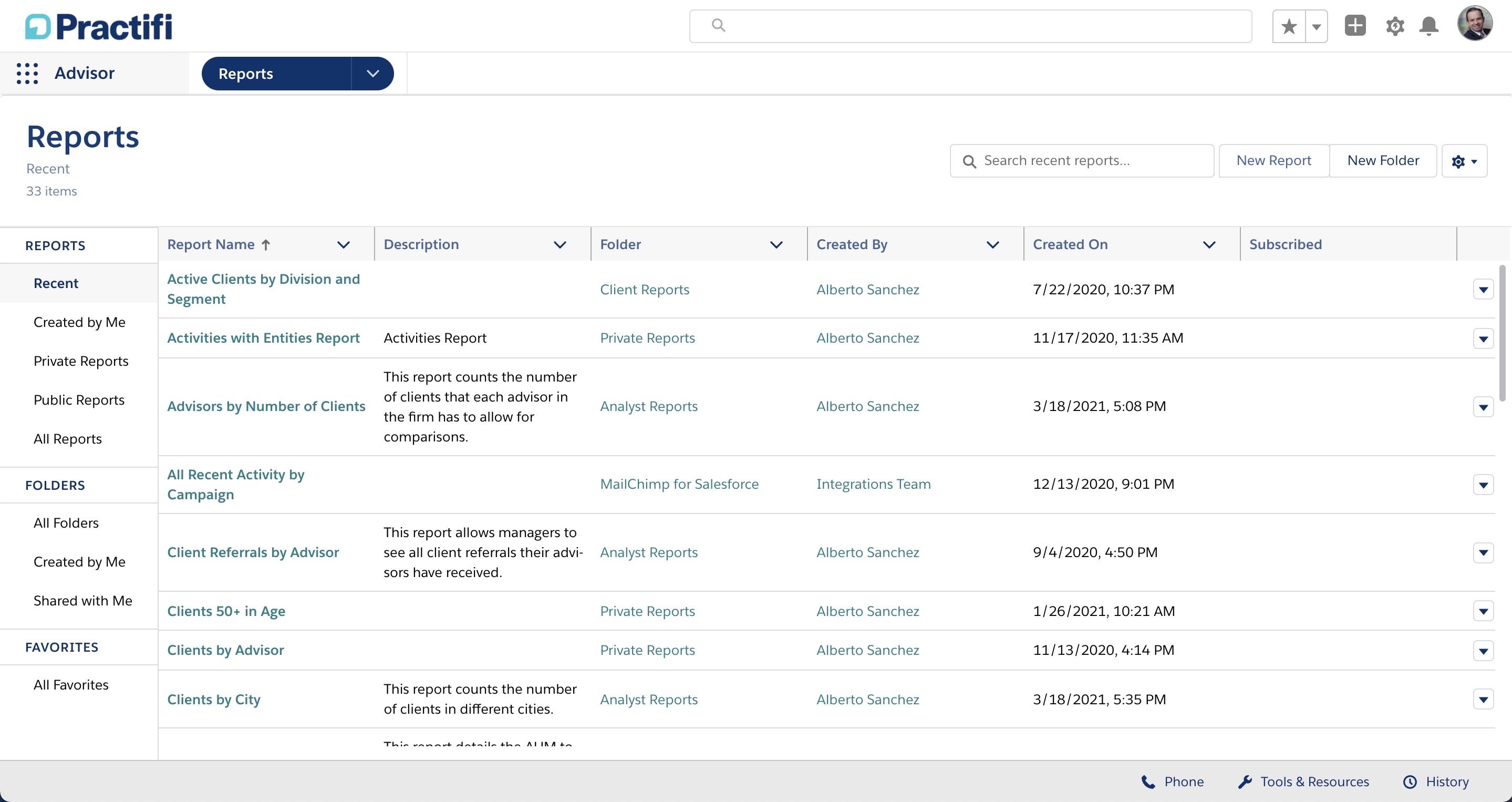 Understanding the Navigation Menu – Practifi Success