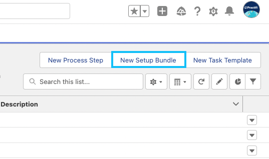 Using Task Setup Bundles – Practifi Success
