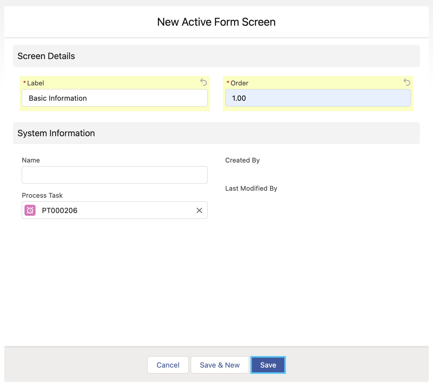 Using Active Form Multi-Screen Forms – Practifi Success