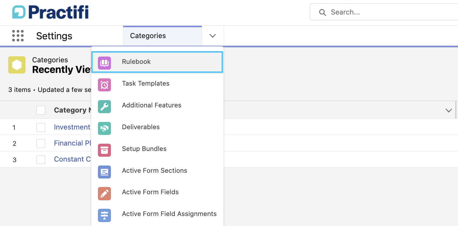 Using the Rulebook – Practifi Success