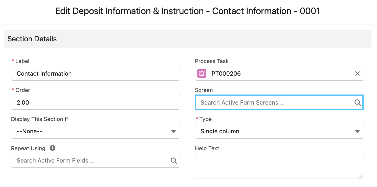 Using Active Form Multi-Screen Forms – Practifi Success
